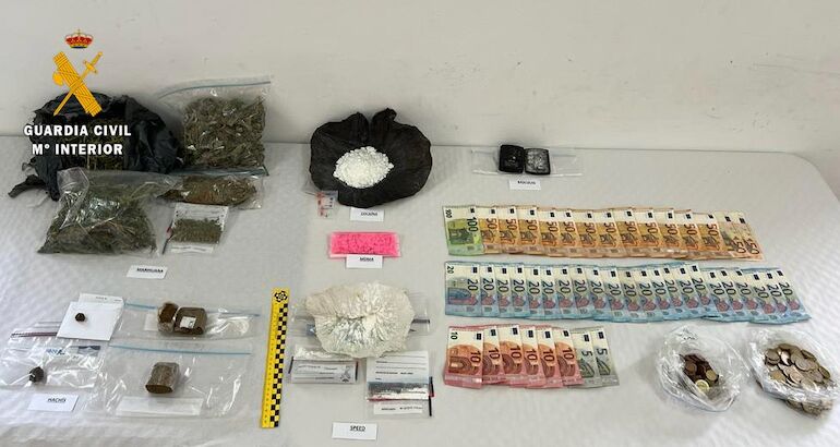 La Guardia Civil desmantela un activo punto de venta de drogas en el norte de Cáceres