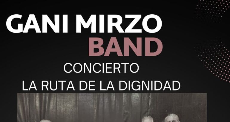 El concierto 'La ruta de la dignidad' de Gani Mirzo Band recala en Cáceres