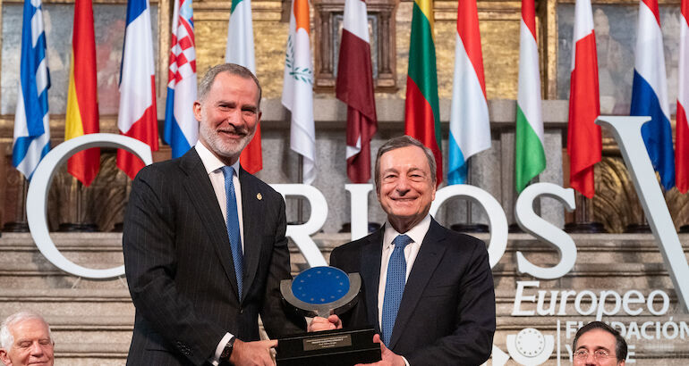 Draghi, Premio Carlos V: La UE está ante decisiones "urgentes" que ...