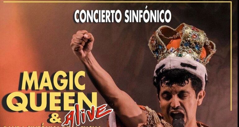 Magic Queen Alive con la Banda Sinfónica de Diputación de Cáceres a la ...