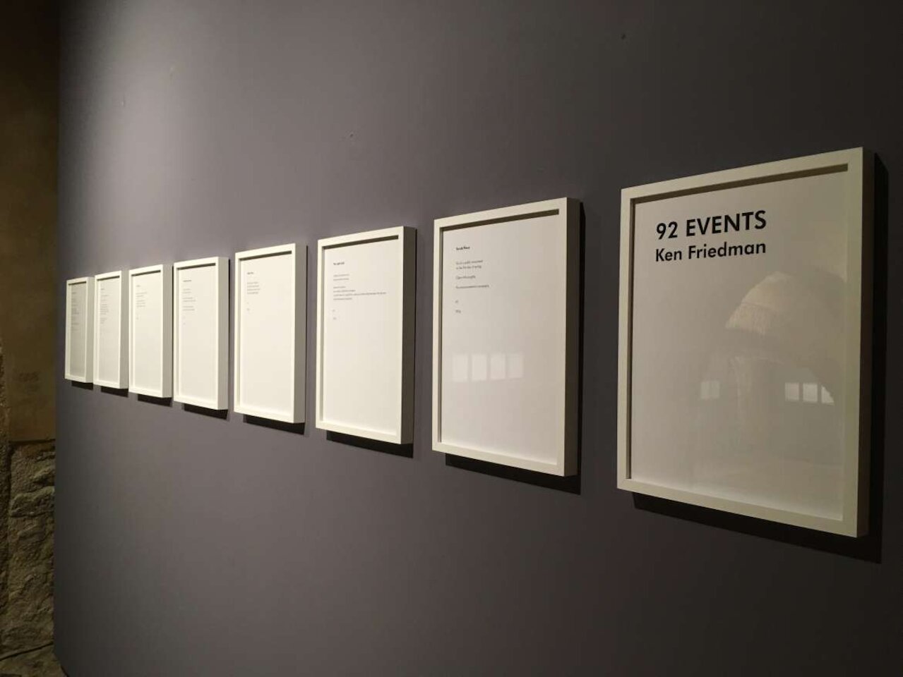 Inauguración de ’92 events’ del artista estadounidense Ken Friedman en ...