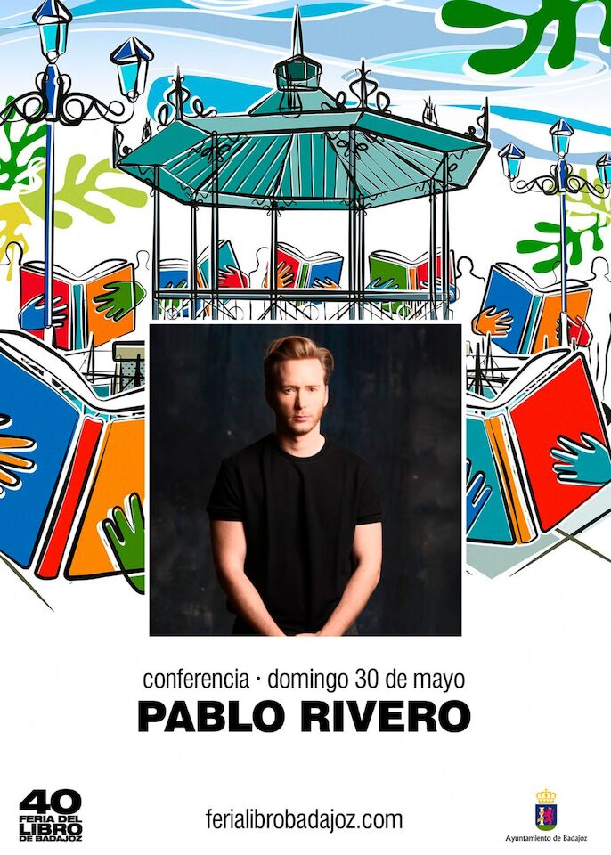 El actor y escritor Pablo Rivero lleva a la Feria del Libro de Badajoz su tercera novela