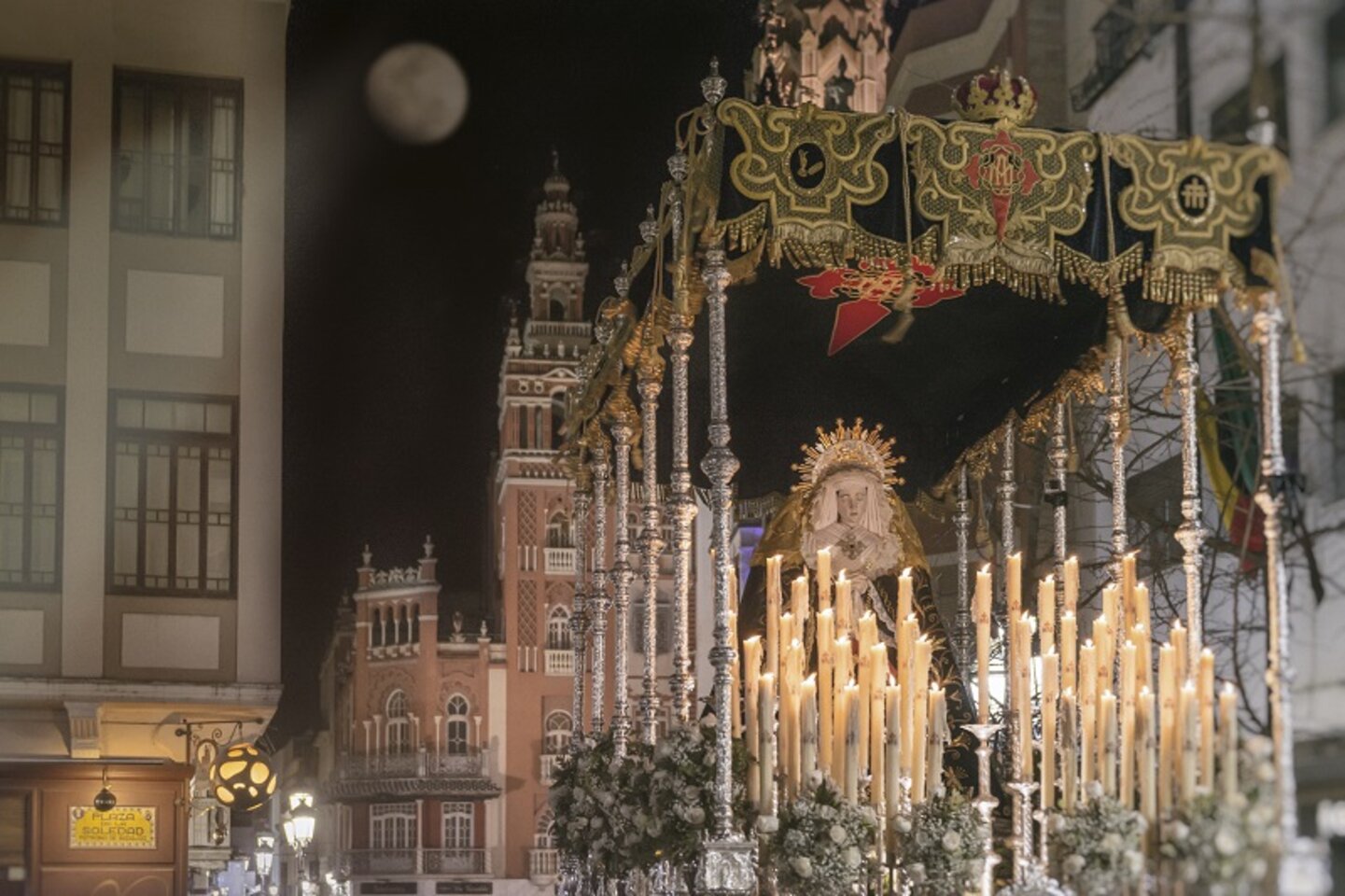 La Virgen de la Soledad, la única patrona que sale en Semana Santa