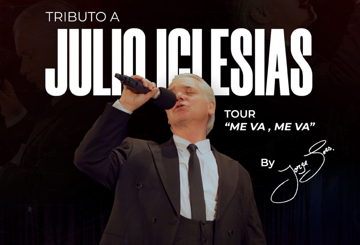 El 30 noviembre, Tributo homenaje a Julio Iglesias en el Palacio de Congreso de Mérida